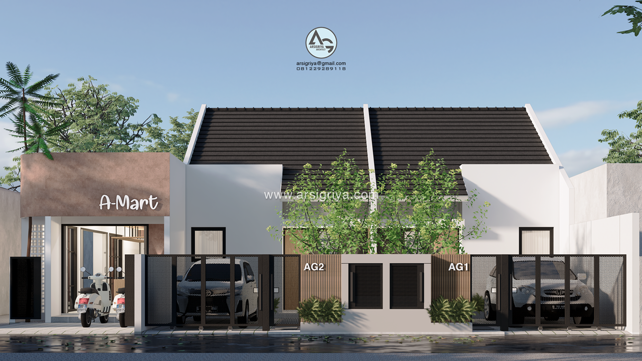 Rumah Tinggal 1 Lantai dan Kios Ibu Ema - Kepulauan Riau - Arsigriya Arsitek